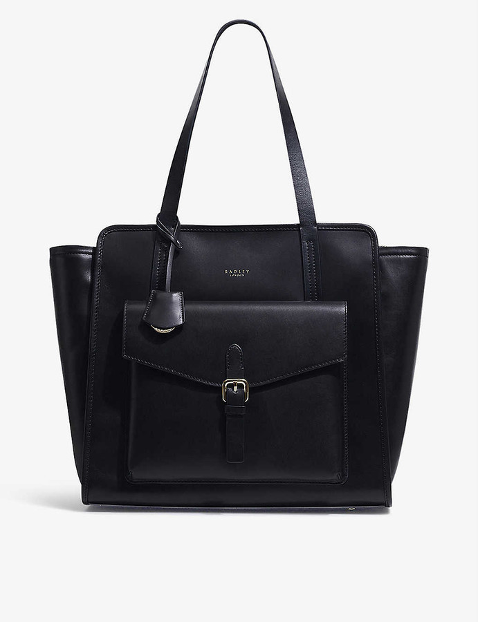 Radley + Co Southwark Remastered large leather weekend bag - ShopStyle