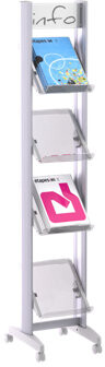 Paperflow Free Standing Brochure Rack - ShopStyle Furniture