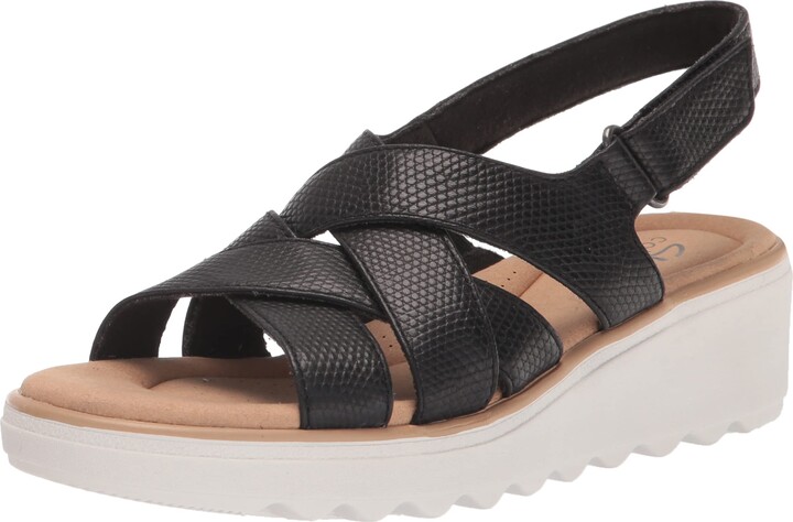 Clarks Jillian Spring Wedge Sandal - ShopStyle