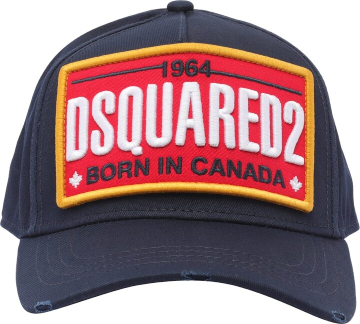 DSQUARED2 Logo Basbeall Cap - ShopStyle Hats