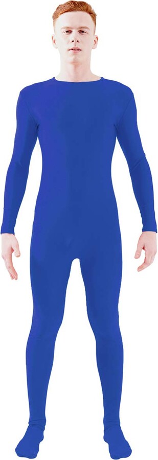Ensnovo Adult Spandex One Piece Unitard Full Body Suit Costume Royal ...