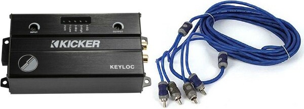 Kicker 47KEYLOC Key Series Smart Powered Line-Out Converter & 46KI26 6 ...