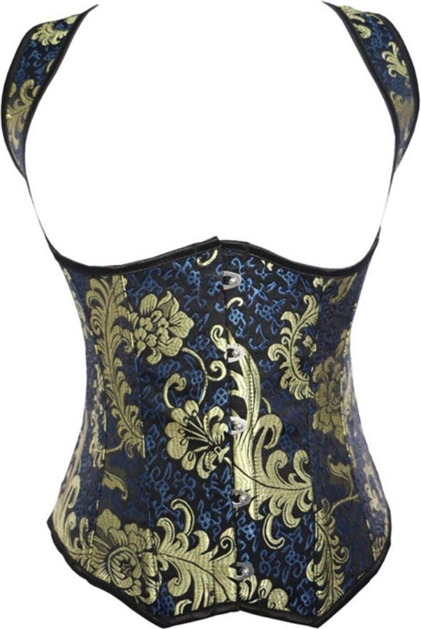 E-Girl Women Plus Size Lace up Corset Underbust G-String Top Corset ...