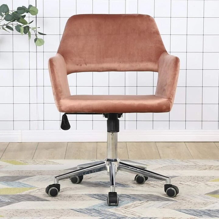 JEREMY Office Chair Desk Chair, Modern Fabric Home Office Desk Chairs ...