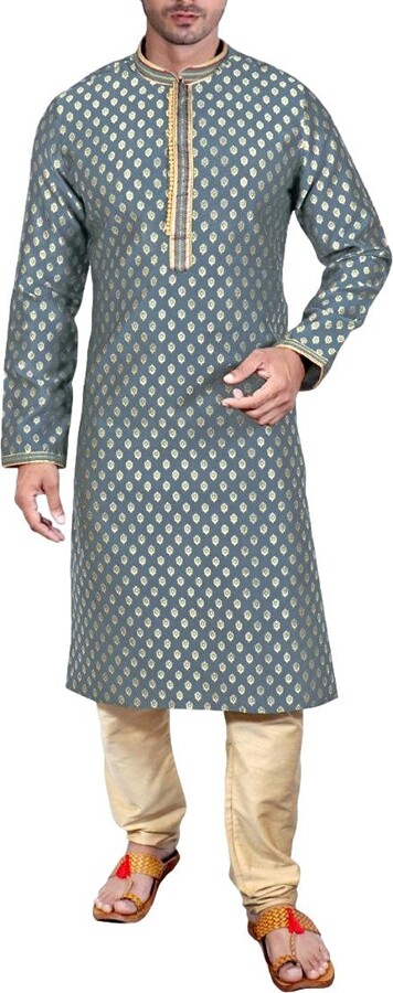 Sonisha SK105 Men's Kurta Pajama Set Indian Traditional Party Wear ...