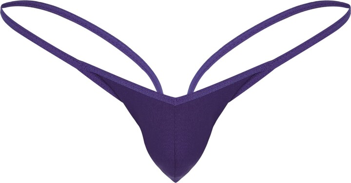 Choomomo Men's Low Rise Bulge Pouch Backless G-String Thongs T-Back ...