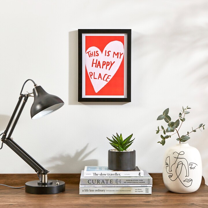 Dunelm Happy Place Poster Multicoloured - ShopStyle Decor