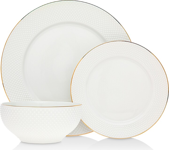 Godinger Pique 18-Piece Dinnerware Set - Exclusive - ShopStyle