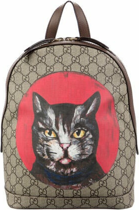 Gucci GG Supreme Mystic Cat Backpack - ShopStyle