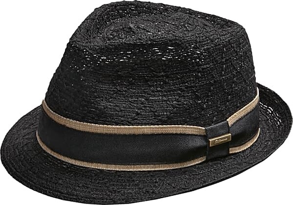 Biltmore Men's Braided Cloth Fedora Black - ShopStyle Hats