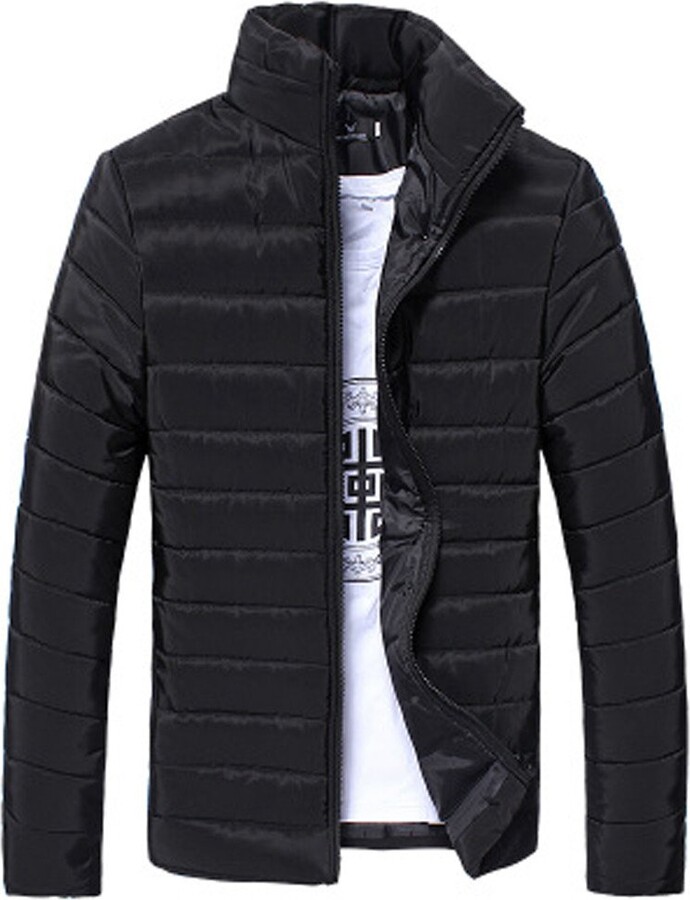 VESNIBA Down Jacket with Hood Men's Winter Down Jackets Thermal Thick ...