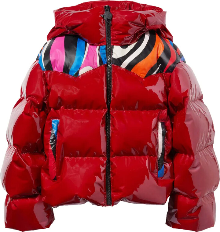 Pucci Abstract-Panelling Hooded Puffer Jacket - ShopStyle