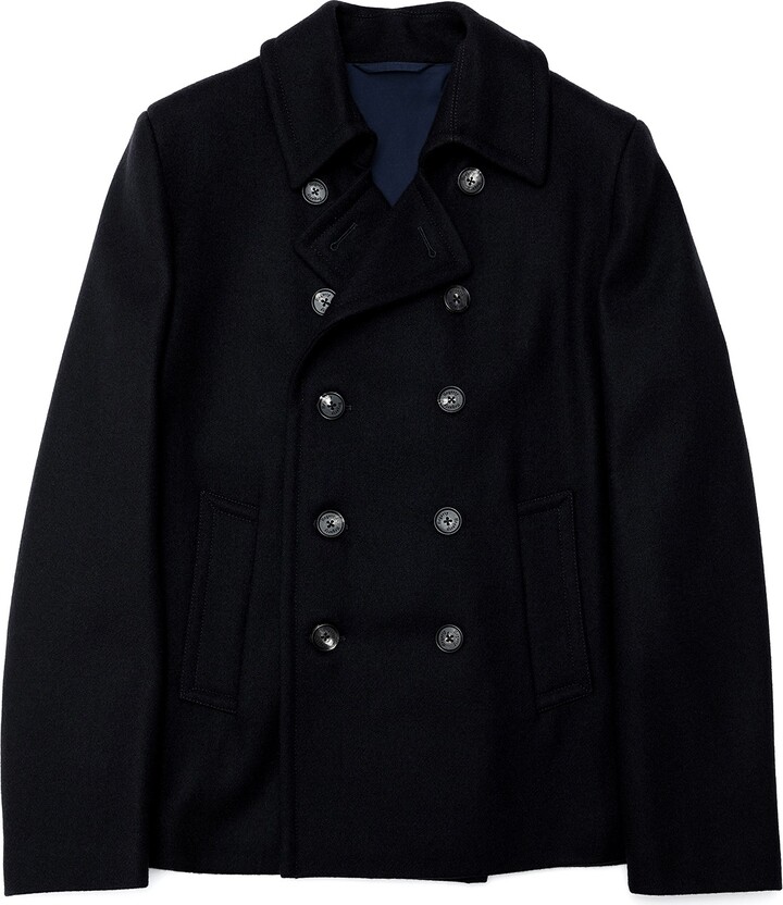 Hegarty - Men's Black Pea Coat - ShopStyle