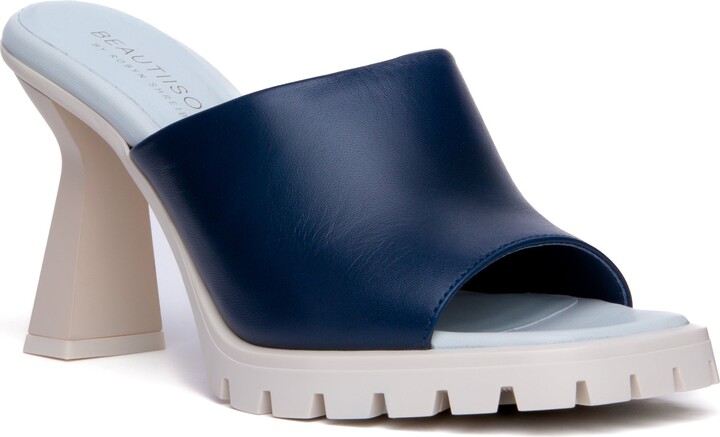 Beautiisoles by Robyn Shreiber Made in Italy Women's Blue Amy Navy ...