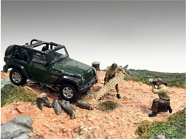 "4X4 Mechanics" 2 Piece Diecast Figure Set 4 for 1/43 Scale Models by ...