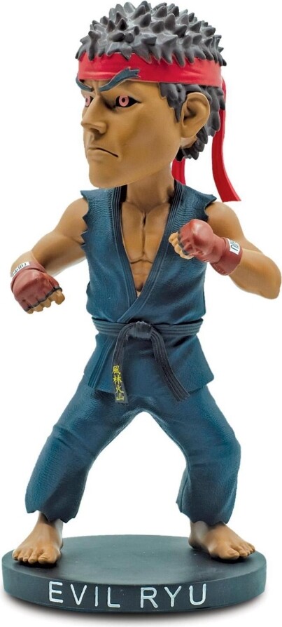 Icon Heroes Street Fighter Evil Ryu 8-Inch Resin Bobblehead Figure ...