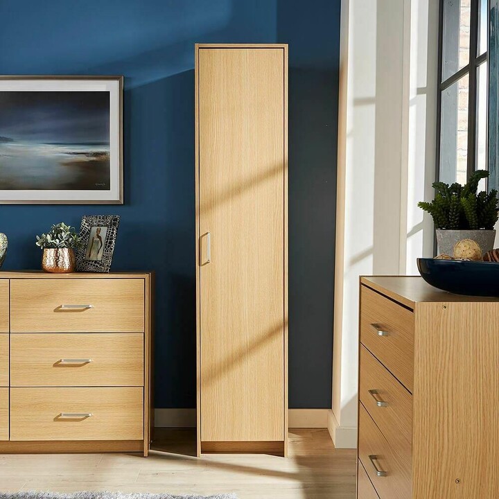 Home Source Stratford 1 Door Wardrobe Unit - ShopStyle Bedroom