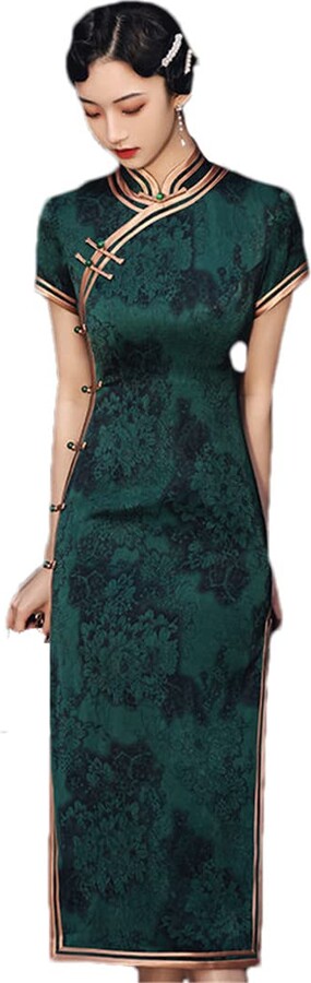 Ownwfeat Chinese Retro Cheongsam Improved Retro Republic of China ...