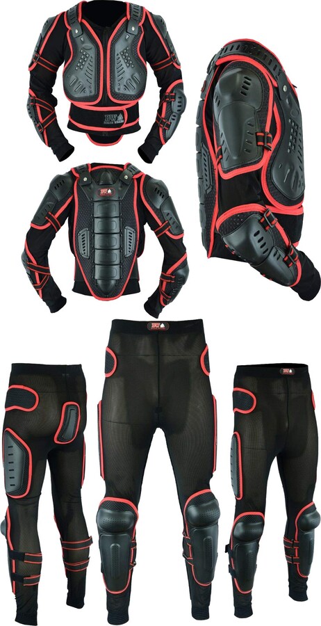 Biker Wears Men’s Motorbike Motorcycle Full Spine Body Armour ...