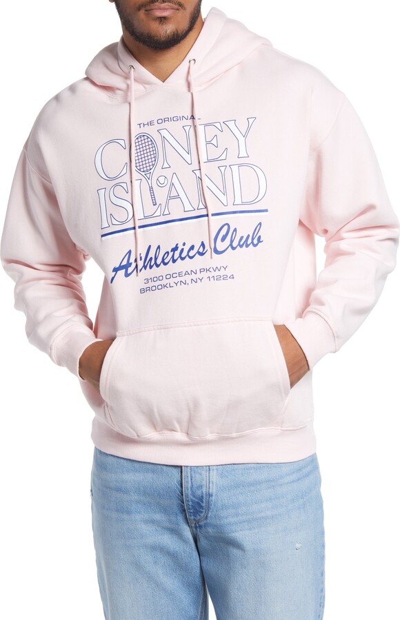 CONEY ISLAND PICNIC Athletics Club Organic Cotton Blend Graphic Hoodie ...