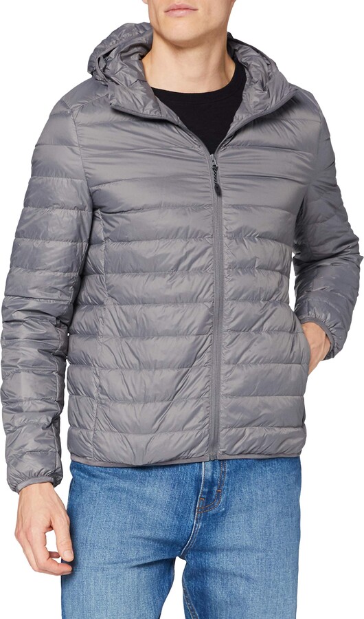 Urban Classics Men's Basic Hooded Down Jacket - ShopStyle