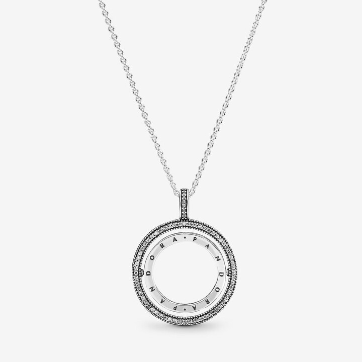 Pandora Logo Circle Necklace - ShopStyle