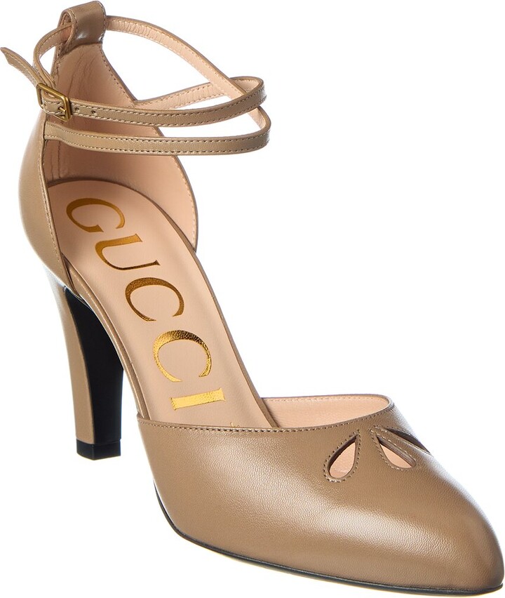 Gucci Leather Pump - ShopStyle