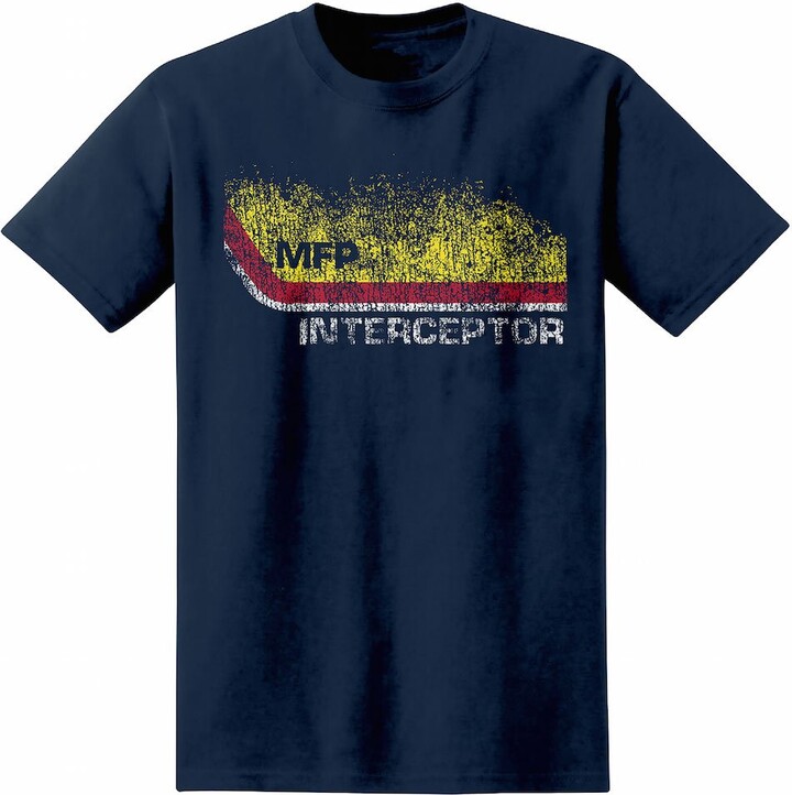 MAD MAX MFP Interceptor Car Logo Awesome New T Shirt (M) Blue - ShopStyle