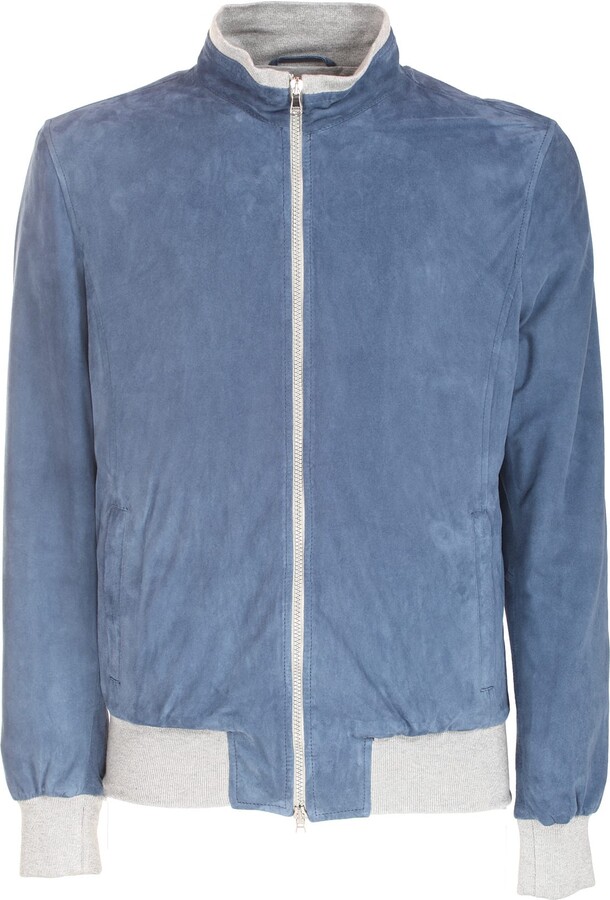 Barba Napoli Barba leather jacket - ShopStyle