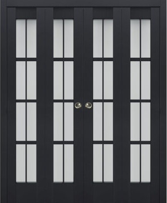 SARTODOORS Sliding Closet Double Bi-Fold Doors | Veregio 7412 With ...