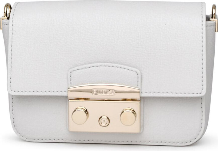 Furla White Leather Metropolis Crossbody Bag - ShopStyle