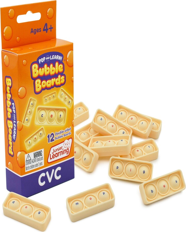 Pop Learn Bubble Board Consonant Vowel Consonant Bubble Boards Set, 12 Piece - ShopStyle