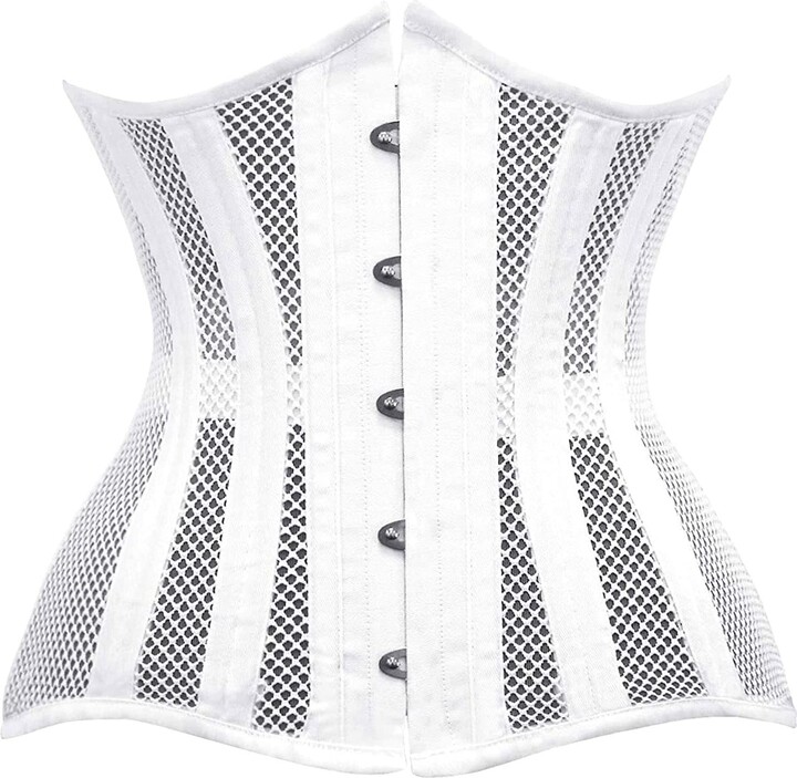 SHAIYOU Women 24 Double Steel-Boned Longline Heavy Duty Waist Training ...