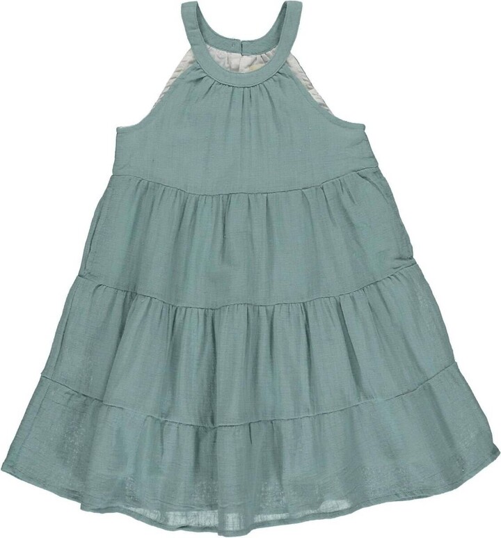 VIGNETTE Girls' Maleia Dress In Grey/green - ShopStyle