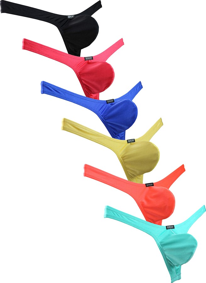 iKingsky Men's G-String with Large Pouch Sporty Low Waist T-Back Men's ...