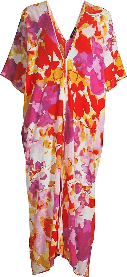 Natori Suisai Getaway Floral Caftan - ShopStyle