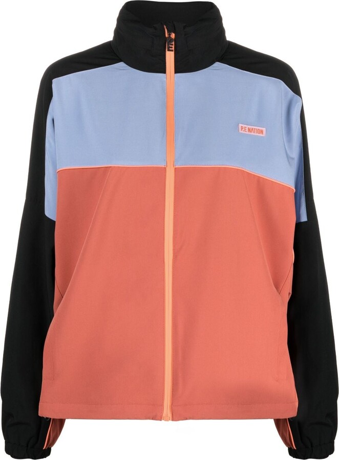 P.E Nation Pipeline colour-block track jacket - ShopStyle