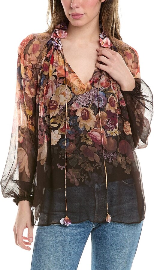 Zimmermann Luminosity Silk Blouse - ShopStyle