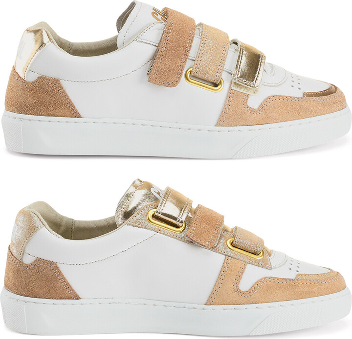 Caval Leather Trainers With Touch 'n' Close Fastening - ShopStyle