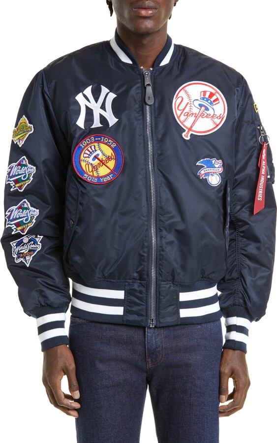 New Era x Alpha Industries MLB New York Yankees MA-1 Bomber Jacket ...