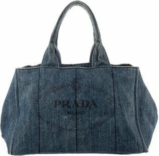 Prada Canapa Logo Tote - ShopStyle