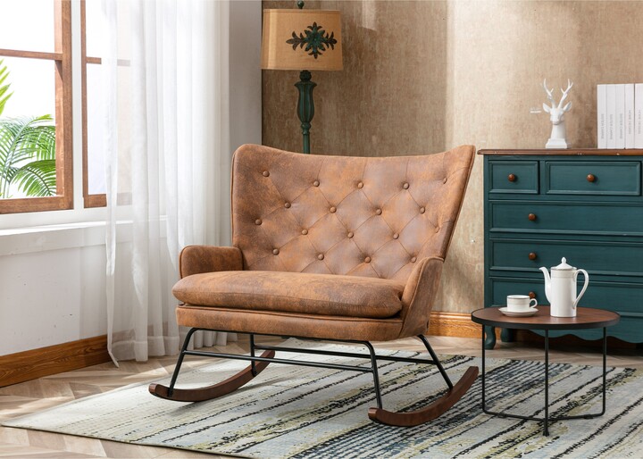 High Back Rocking Sofa Arm-sofa - ShopStyle