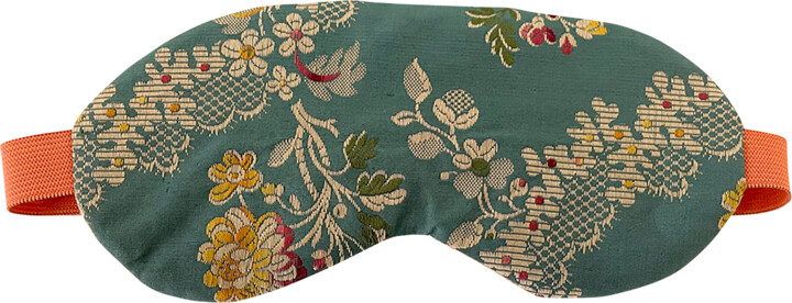 Studio Courtenay - Vintage Teal Brocade Fabric Sleeping Mask - ShopStyle