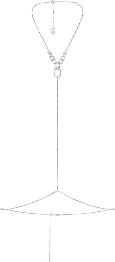 SWAROVSKI x SKIMS x SKIMS Graduated Crystal Body Chain - ShopStyle Jewelry