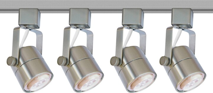 Pro Track Draper 4-Head Led Ceiling Track Light Fixture Kit Floating ...