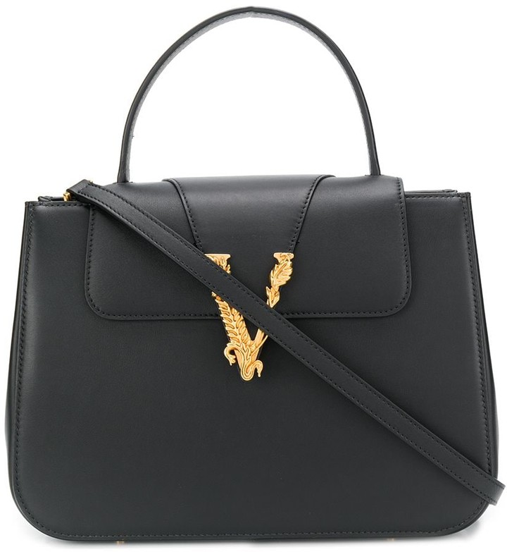 Versace Virtus top handle bag - ShopStyle Duffels & Totes