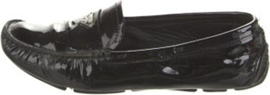 Prada Patent Leather Loafers - ShopStyle