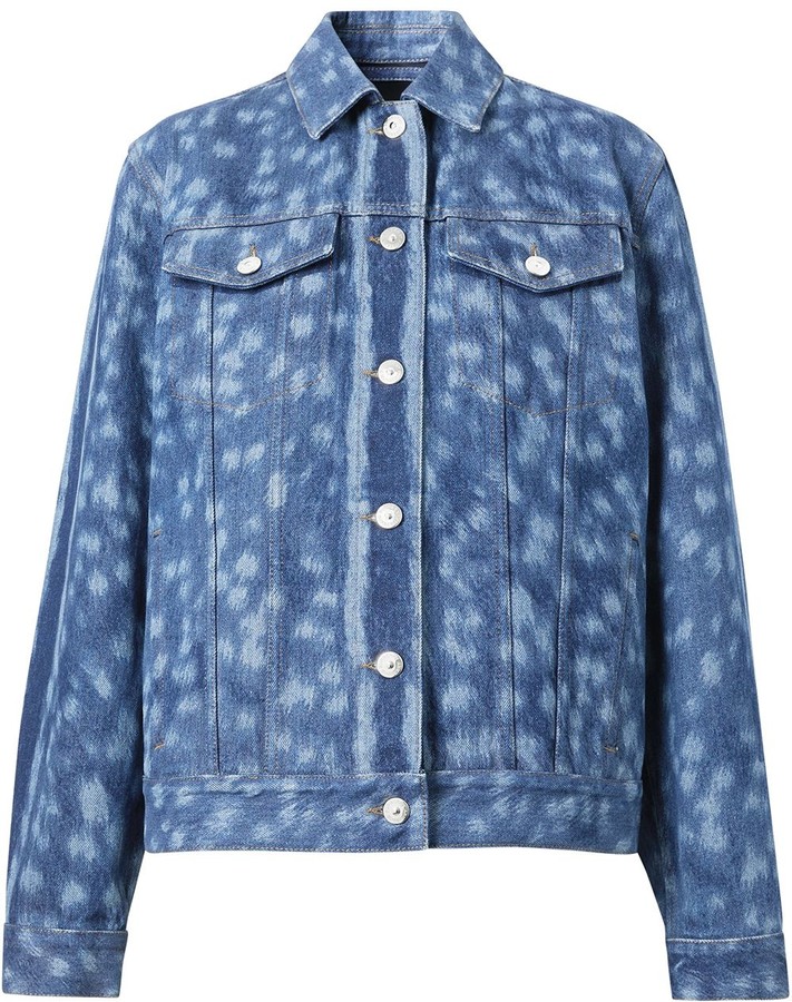 Burberry Deer Print Denim Jacket - ShopStyle