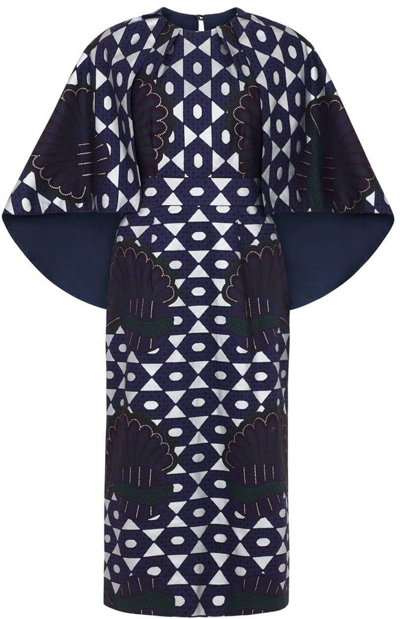 Vinyago Midi Cape Dress - ShopStyle