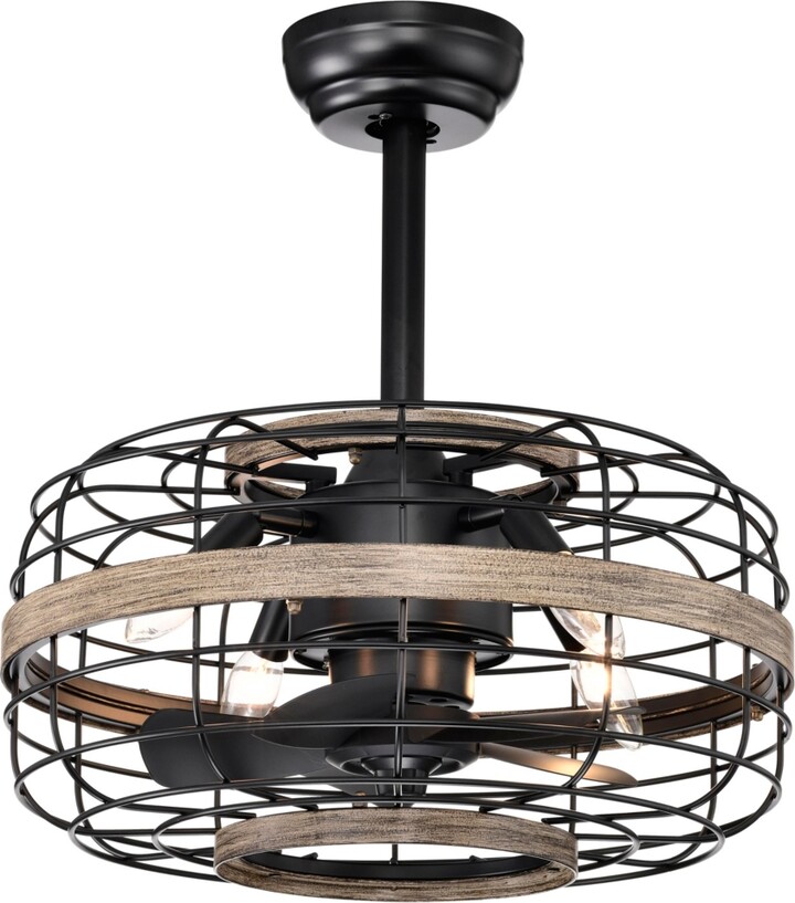 Simplie Fun Rustic Farmhouse Ceiling Fan with Remote Control - ShopStyle